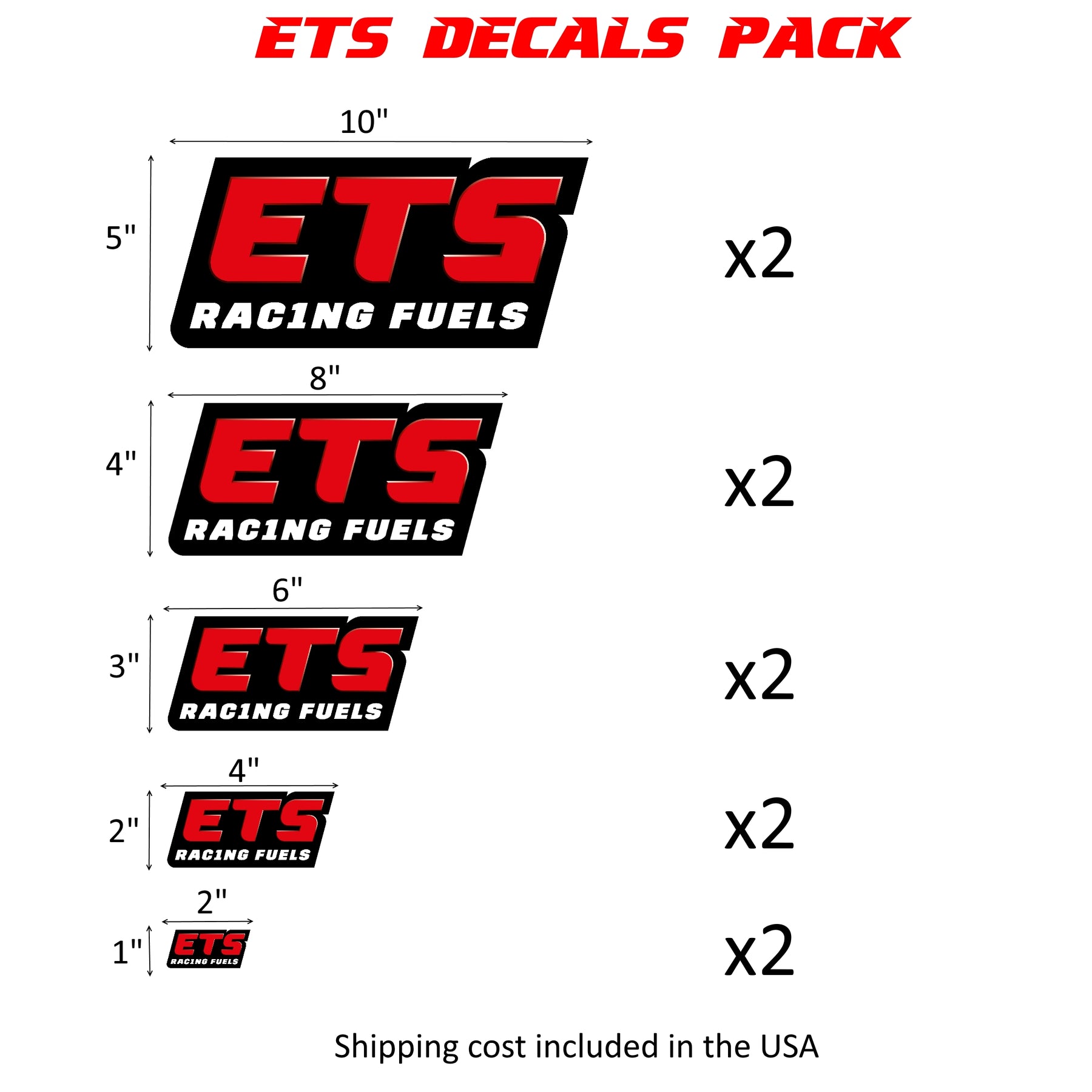 ETS Racing Fuels Merchandise